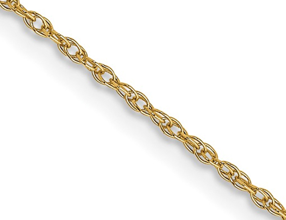 20 inch 7R Chain in 14 Karat Yellow Gold .7mm 725693012771| eBay